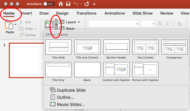 PowerPoint Adding Slides And Slide Layout